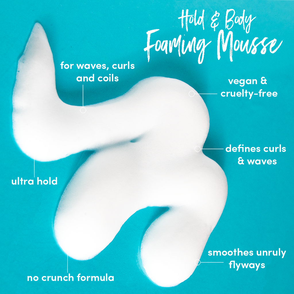 Hold & Body Foaming Mousse 200ml | The Curl Company